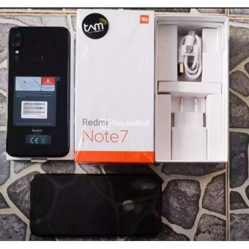 Xiaomi Redmi note 7 ram 3/32 TAM Hitam Mulus Normal Komplit Harga Nego ...