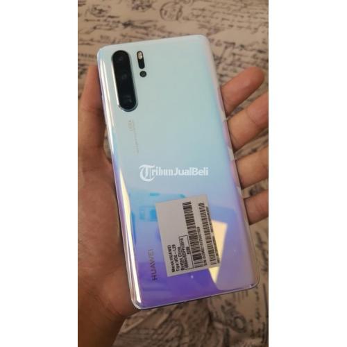 Huawei P30 Pro White Crystal 8 gb ram/ 256 gb rom Fullset Normal Bagus ...