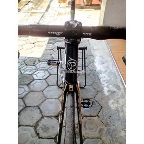 Sepeda Fix Gear Frame Polygon Alloy Fork Scott Carbon alu Rims Belakang ...