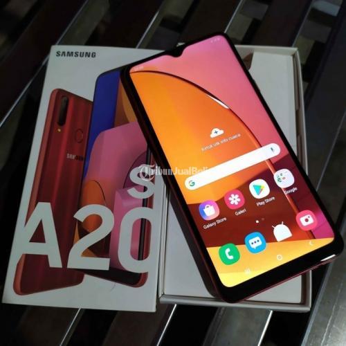 HP Samsung A20s Bekas Warna Merah Ram 3GB Murah Lengkap Triple Kamera ...