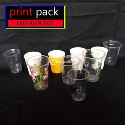 Sablon/Printing GELAS Thai Tea (GELAS CUP PLASTIK PET)28oz di Jakarta ...