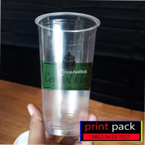 Sablon/Cetak Logo Gelas Thai Tea (GELAS CUP PLASTIK PP)16oz 8grm di ...