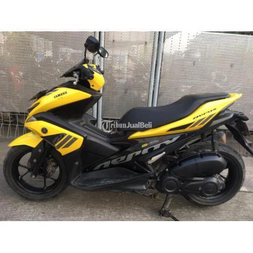 Yamaha Aerox 2017 155 VVA Kuning Bekas bagus Mulus Pajak Hidup Body ...
