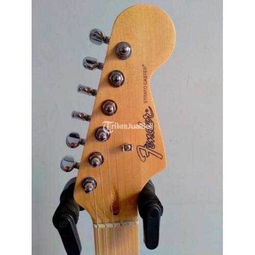 Gitar Listrik Fender Stratocaster Hitam Putih Barang Baru Harga Murah ...