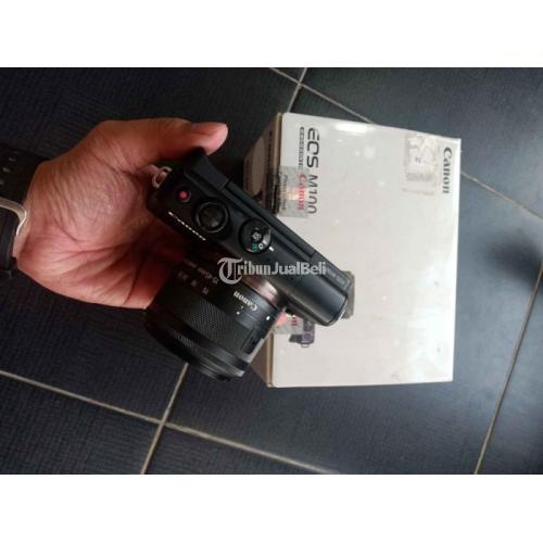 Kamera Bekas Mirrorles Canon EOS M100 Fullset Normal Harga Murah di ...