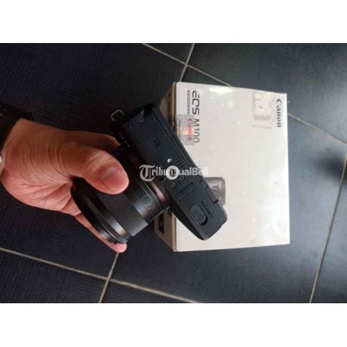 Kamera Bekas Mirrorles Canon EOS M100 Fullset Normal Harga Murah di ...