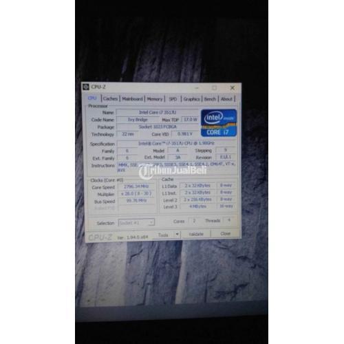 Laptop Asus A46C Bekas Harga Rp 4,5 Juta Core i7 Ram 8GB Murah Normal ...