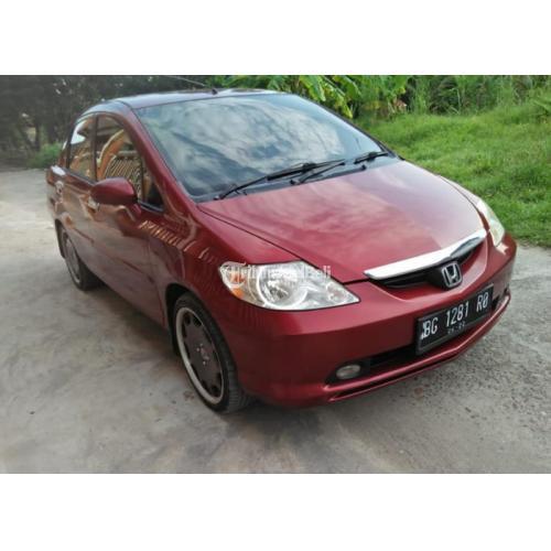 Honda City Tahun 2003 Merah Maroon Mesin Kering AC Dingin Surat Lengkap ...