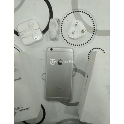 IPhone 6 Plus 16 GB Bekas Bagus Fullset Normal Silver no Minus Harga ...