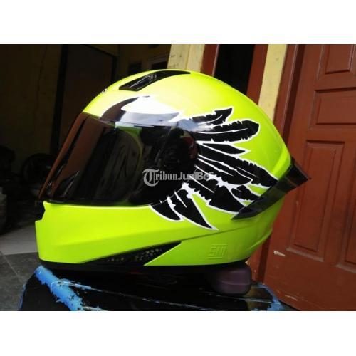 Helm KBC VK Fluo Bekas Full Face Murah Size XL Mulus Normal di Bekasi ...