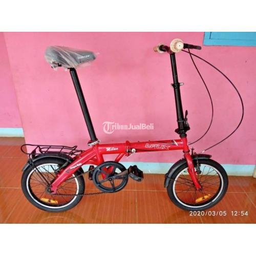 Sepeda Lipat Murah Laux Milan Bekas Mulus Size 16 Inch Normal Siap ...