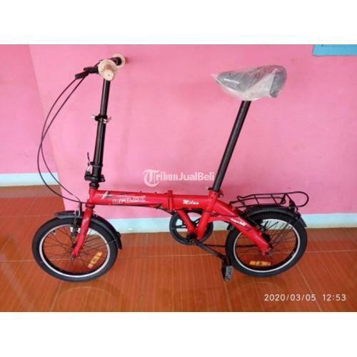 Sepeda Lipat Murah Laux Milan Bekas Mulus Size 16 Inch Normal Siap ...