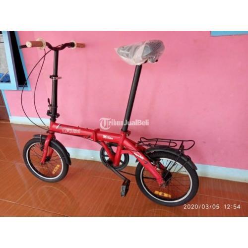 Sepeda Lipat Murah Laux Milan Bekas Mulus Size 16 Inch Normal Siap ...