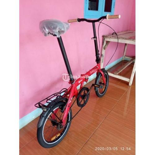 Sepeda Lipat Murah Laux Milan Bekas Mulus Size 16 Inch Normal Siap ...