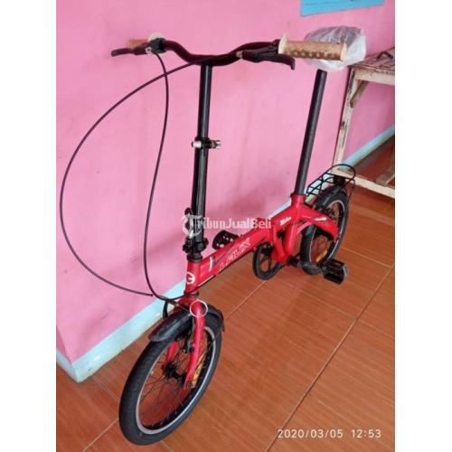 Sepeda Lipat Murah Laux Milan Bekas Mulus Size 16 Inch Normal Siap ...
