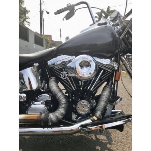 Harley Davidson Fatboy 1996 EVOLUTION Engine Chicanos Style Motor Bagus ...