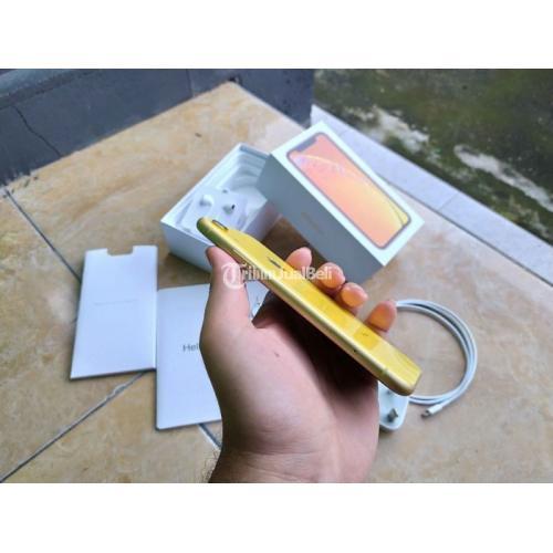 IPhone XR 128GB Warna Kuning Bekas LCD Normal Fullset Mulus Bagus di ...