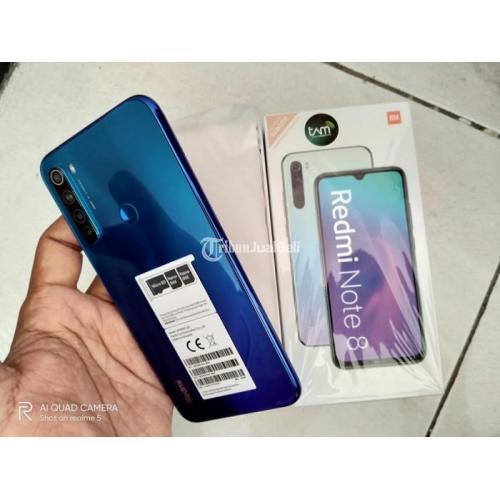 Xiaomi Redmi Note 8 Ram 4/64 Garansi TAM Mulus Bekas Bagus Fullset ...