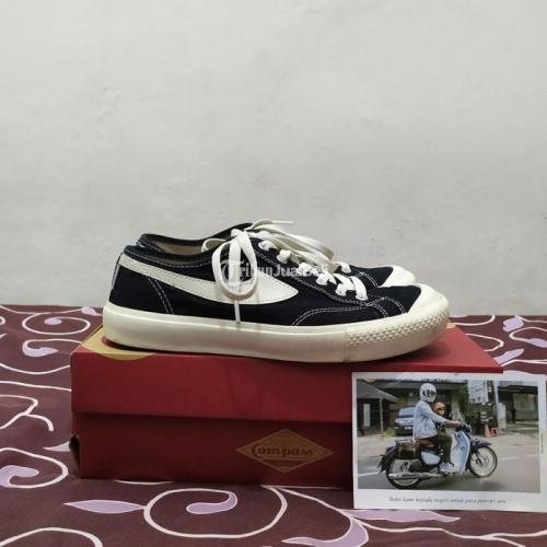 Sepatu Compass Gazelle Low Black White UK 41 Like New Bagus di Solo ...