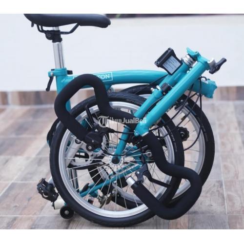 Sepeda Lipat Murah Brompton B75 2019 Bekas Upgrade Normal Like New di Yogyakarta - Tribun JualBeli