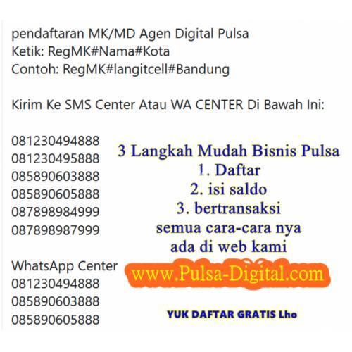 Jasa Digital Server Pulsa All Operator Harga Terjangkau Transaksi Mudah ...
