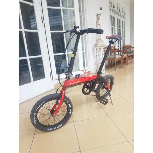 Sepeda Lipat Murah Laux Decal Dahon 7 Speed Normal Part Baru di Bekasi ...