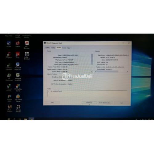 Laptop Gaming Murah Asus X550VX Bekas Core i7 Ram 8GB Normal No Minus ...