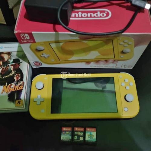 Konsol Nintendo Switch Lite Fullset Bekas Bagus Take All Harga Spesial ...