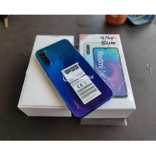 Xiaomi Redmi Note 8 Blue 4/64 Bekas Normal Jaya Lengkap Fullset Tinggal ...