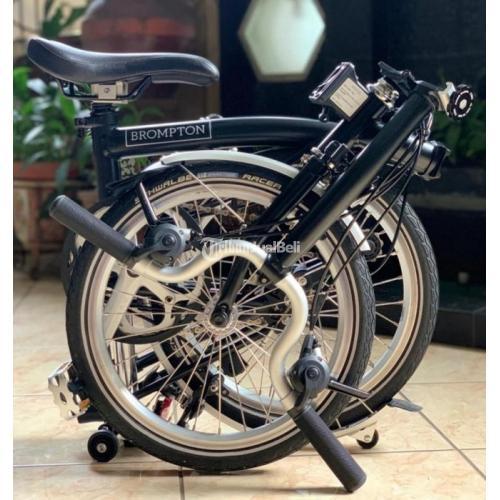 Sepeda Brompton M6L Bekas Like New Lengkap Harga Nego Murah di Bekasi - Tribun JualBeli