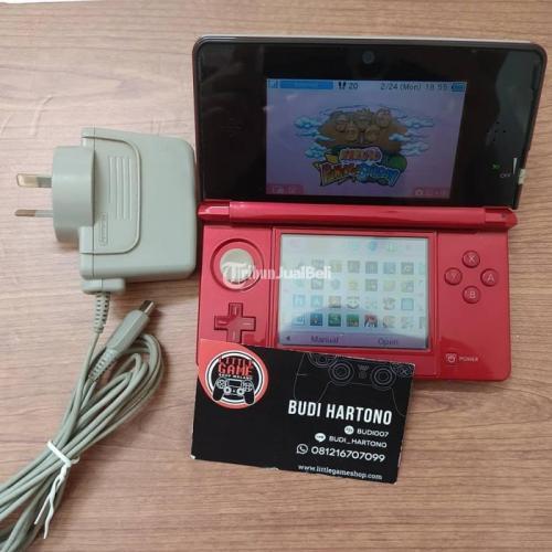 Konsol Nintendo 3DS Old Bekas Warna Merah Normal Siap Main Harga Murah ...