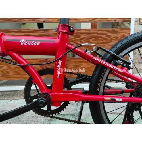 Sepeda Lipat Murah Laux Venice Bekas 20 Inch Harga Rp 1,8 Juta Nego ...