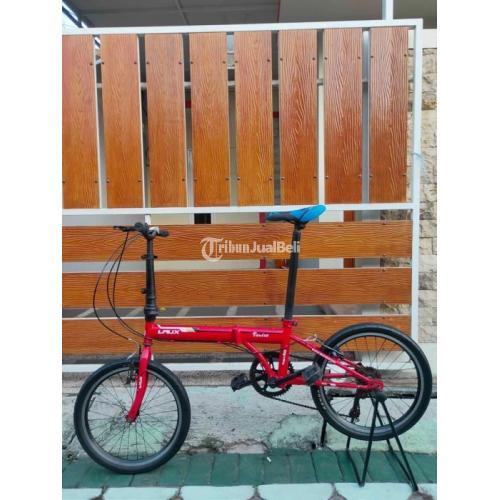 Sepeda Lipat Murah Laux Venice Bekas 20 Inch Harga Rp 1,8 Juta Nego ...
