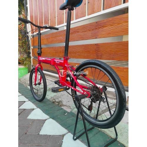 Sepeda Lipat Murah Laux Venice Bekas 20 Inch Harga Rp 1,8 Juta Nego ...