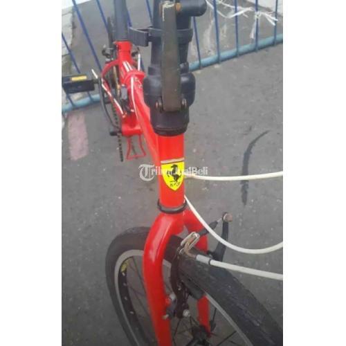 Sepeda Lipat Ferrari Scuderria Bekas Harga Rp 3,8 Juta Seli Murah Nego ...