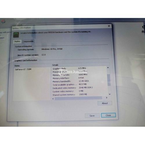 Laptop Gaming Asus A450L Core i5 Haswell Dual VGA Bekas Fullset Nego di ...