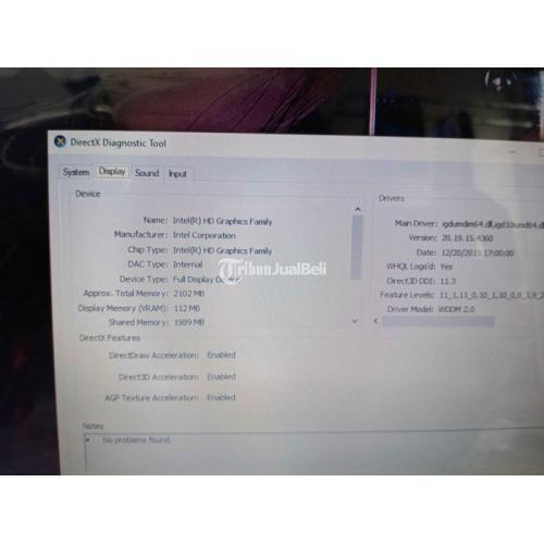 Laptop Gaming Asus A450L Core i5 Haswell Dual VGA Bekas Fullset Nego di ...