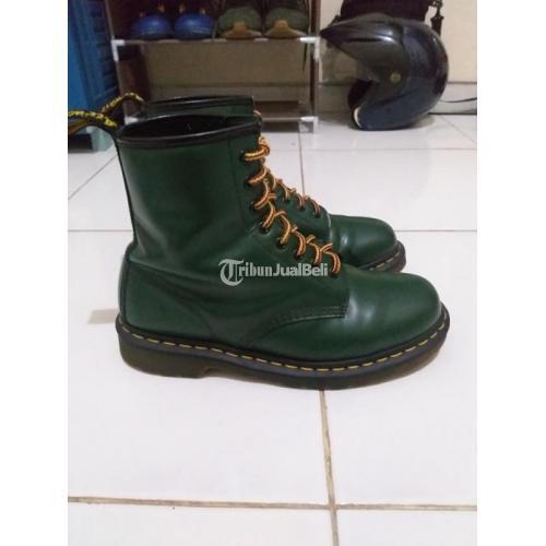 Sepatu Dr Marten Green Smooth MIT Bekas Harga Rp 1,4 Juta Like New ...