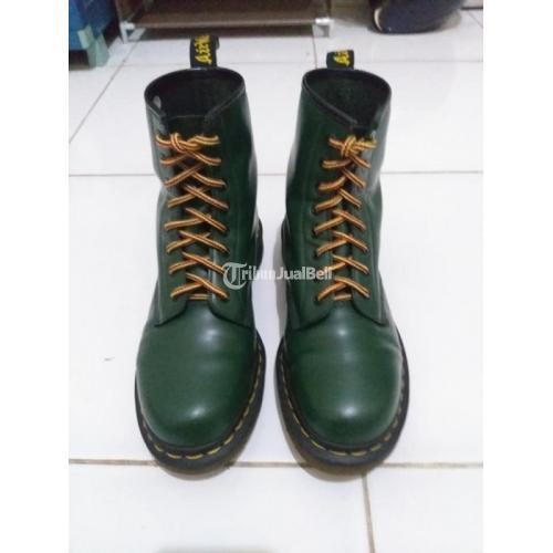 Sepatu Dr Marten Green Smooth MIT Bekas Harga Rp 1,4 Juta Like New ...