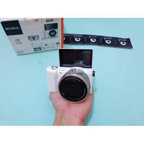 Kamera Mirrorless Bekas Sony A5100 Lensa Kit Putih Mulus Harga Murah di ...
