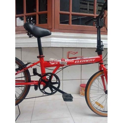 Sepeda Lipat Bekas Element Rock Merah Ring 20 Normal Harga Murah di ...