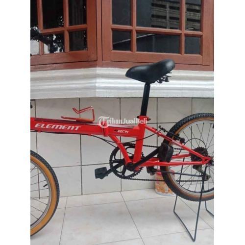 Sepeda Lipat Bekas Element Rock Merah Ring 20 Normal Harga Murah di ...