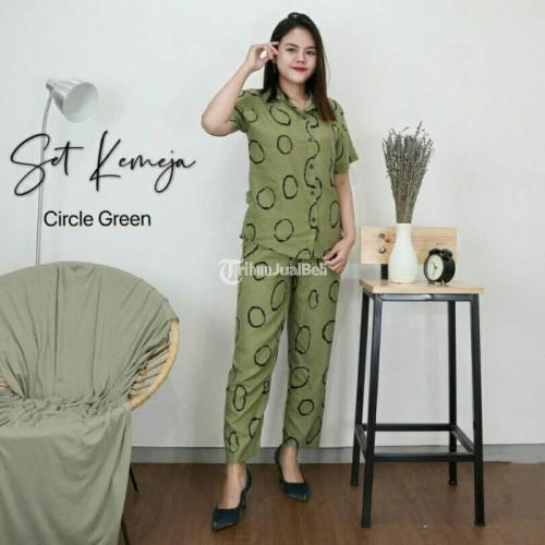 Piyama One set/Daily Set Bahan Krayon Adem Harga Murah All Size di ...