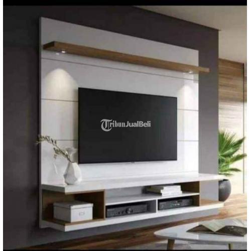 Backdrop TV Minimalis Bahan Multiplek Lapis HVL Taco Melayani Berbagai ...