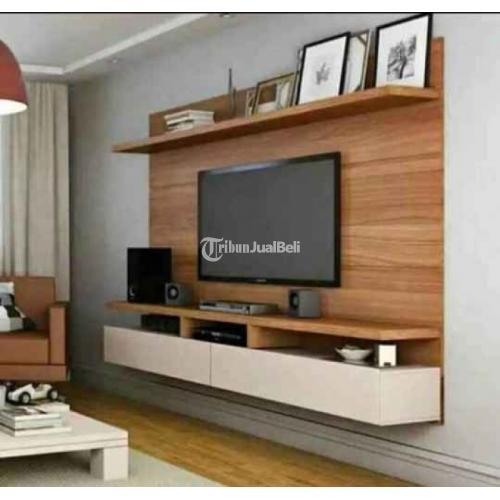 Backdrop TV Minimalis Bahan Multiplek Lapis HVL Taco Melayani Berbagai ...