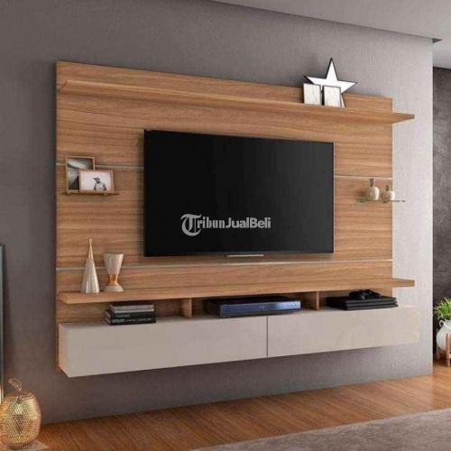 Backdrop TV Minimalis Bahan Multiplek Lapis HVL Taco Melayani Berbagai ...