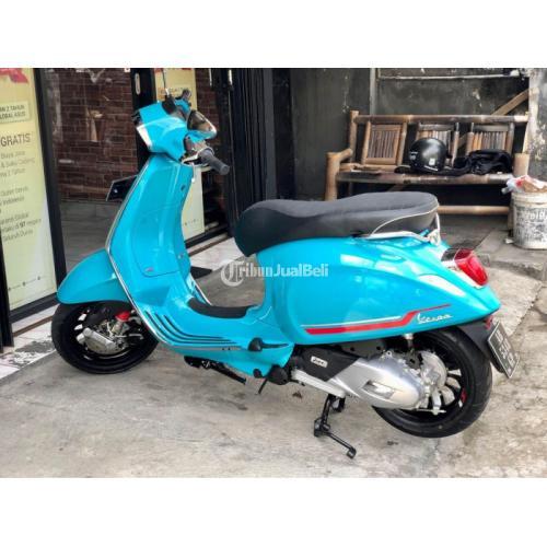 Vespa Sprint S Warna Blue Audace 2021 iget, ABS, facelift LED Bekas ...