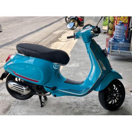 Vespa Sprint S Warna Blue Audace 2021 iget, ABS, facelift LED Bekas ...