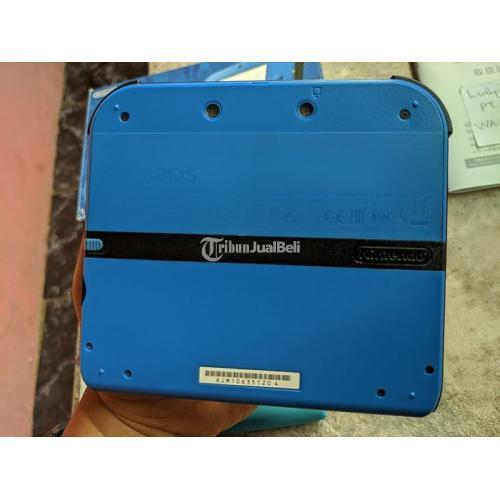 Konsol Nintendo 2DS not XL Blue CFW Luma Fullset Plus Pouch not 3DS 00 ...
