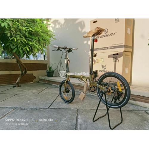 Sepeda Lipat Element Troy 10 Speed Gold Edition Baru Ready Stok di ...